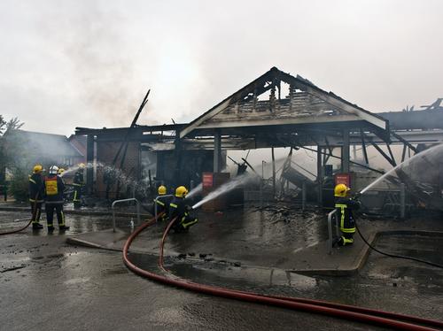 Tesco Fire - Tesco Fire in Waterlooville - Heart Hampshire